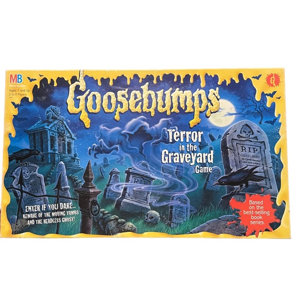 Vintage | Toys | Vintage Goosebumps Board Game Terror In The Graveyard ...